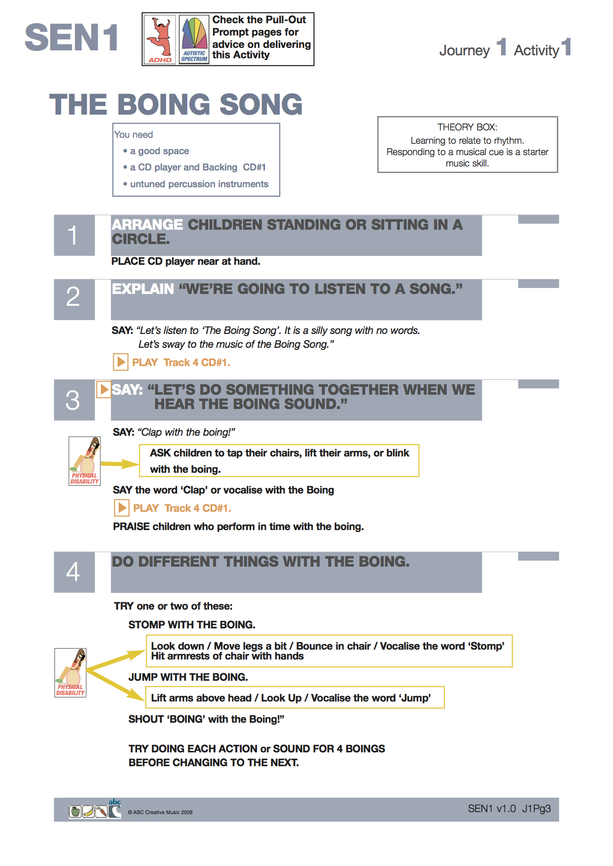 ABC Music for SEN 1 – ABC Creative Music