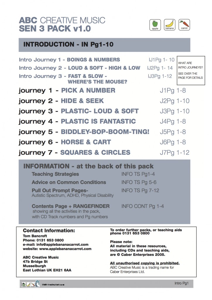 ABC Music for SEN 3 – ABC Creative Music